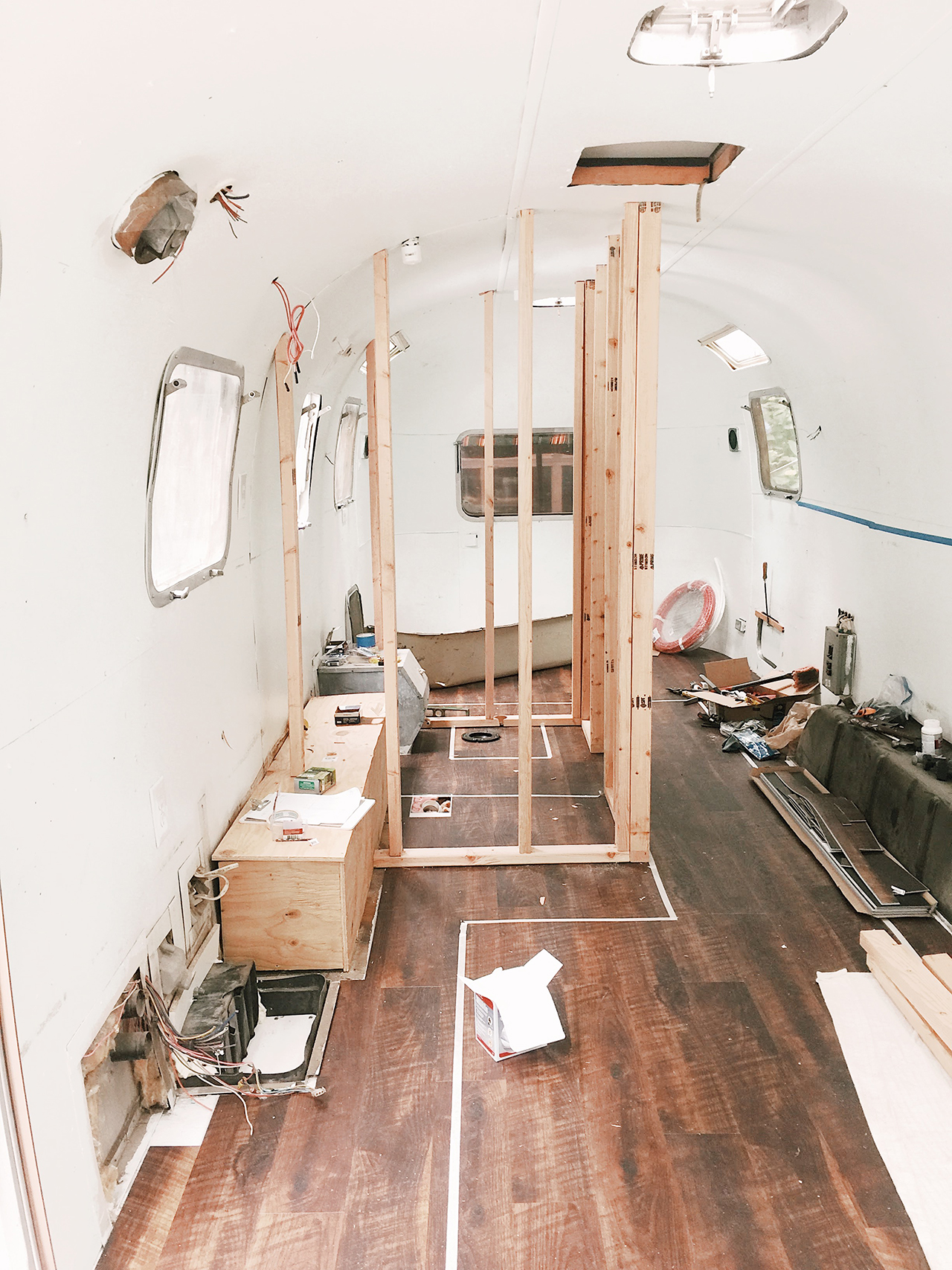 Eclectic Airstream renovation by @genuinely.ginger