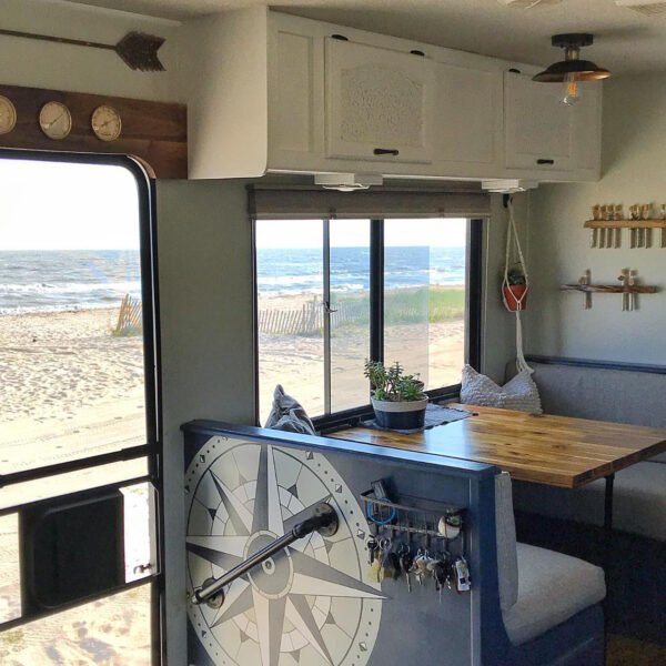 A 90's motorhome get's a nautical-inspired makeover