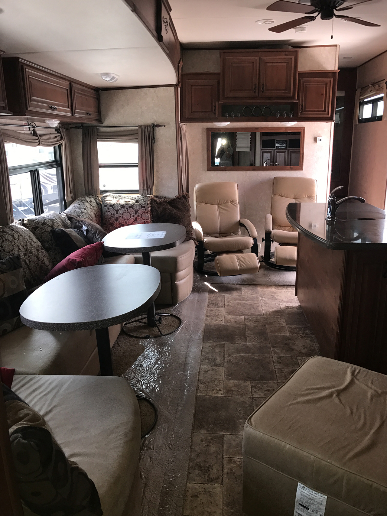 Renovated fifth wheel by @r.maria.fuller