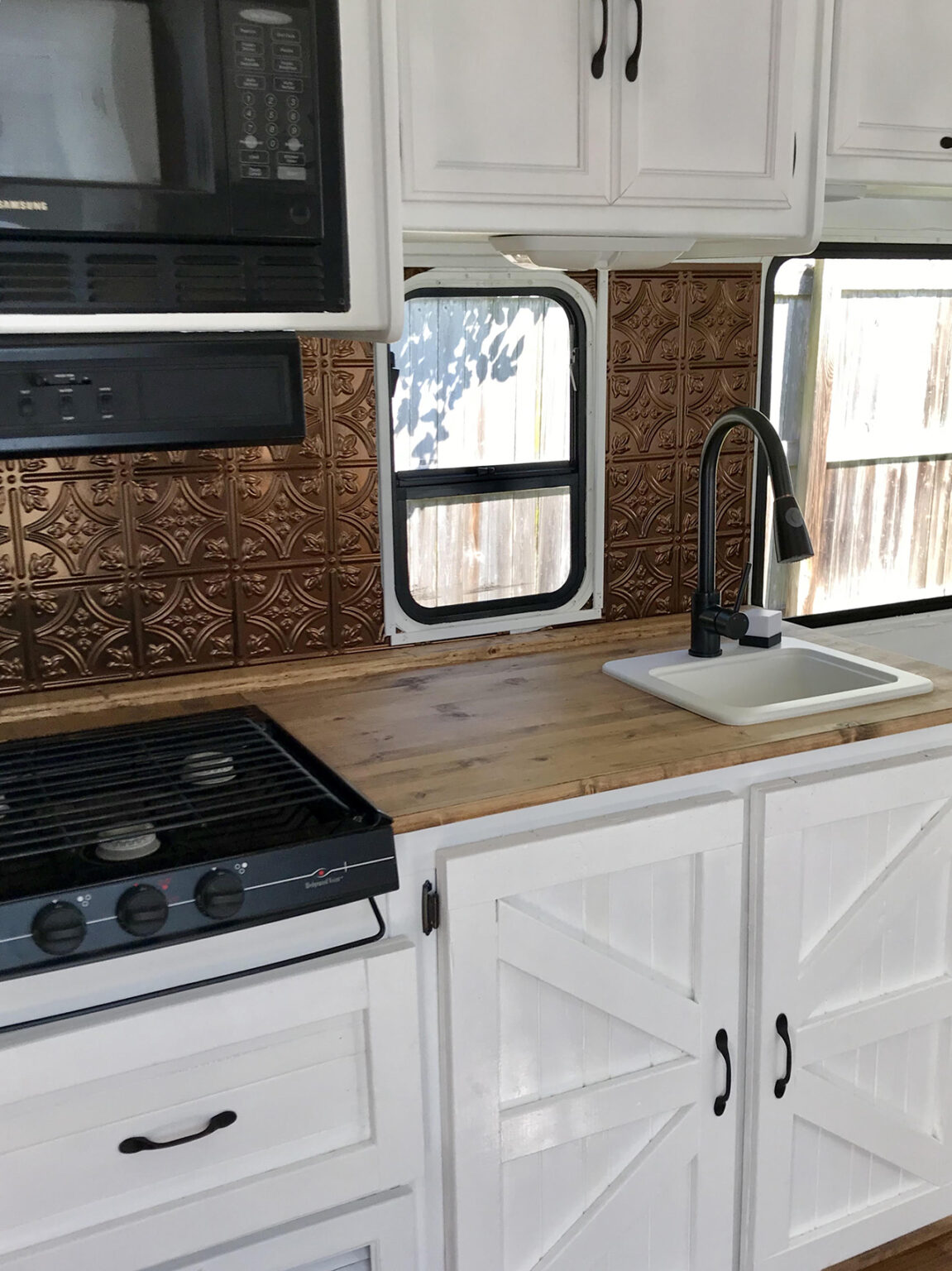 renovated Class-C motorhome