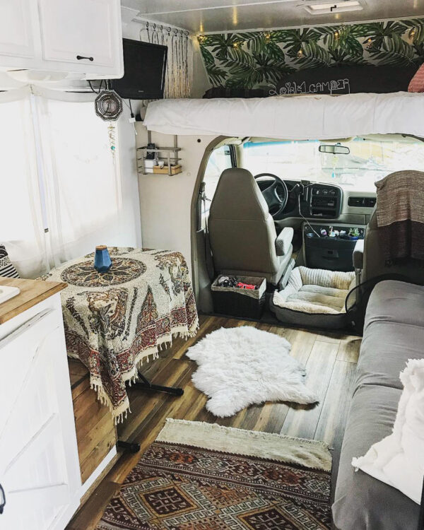 renovated Class-C motorhome