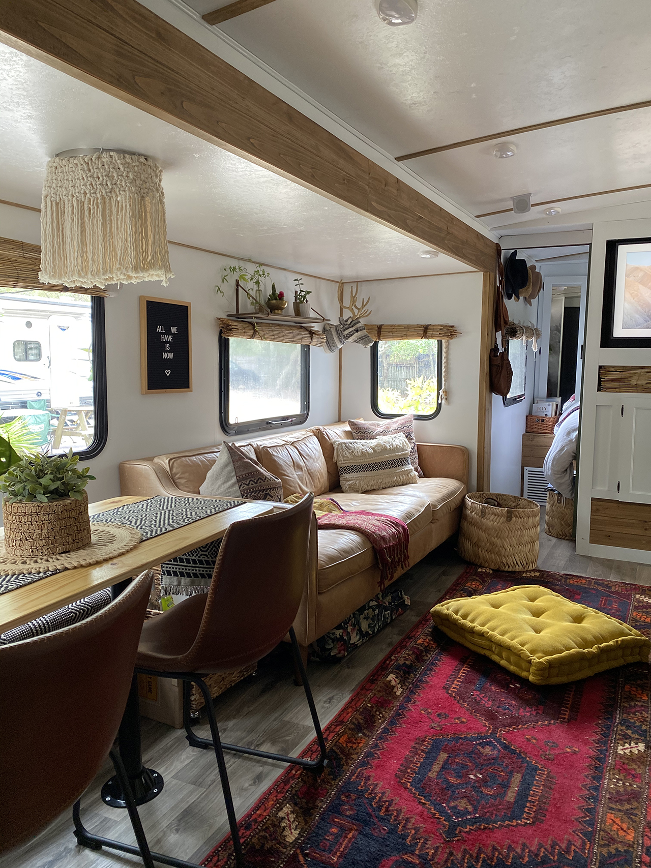 Tour this Family-friendly camper with boho-eclectic vibes