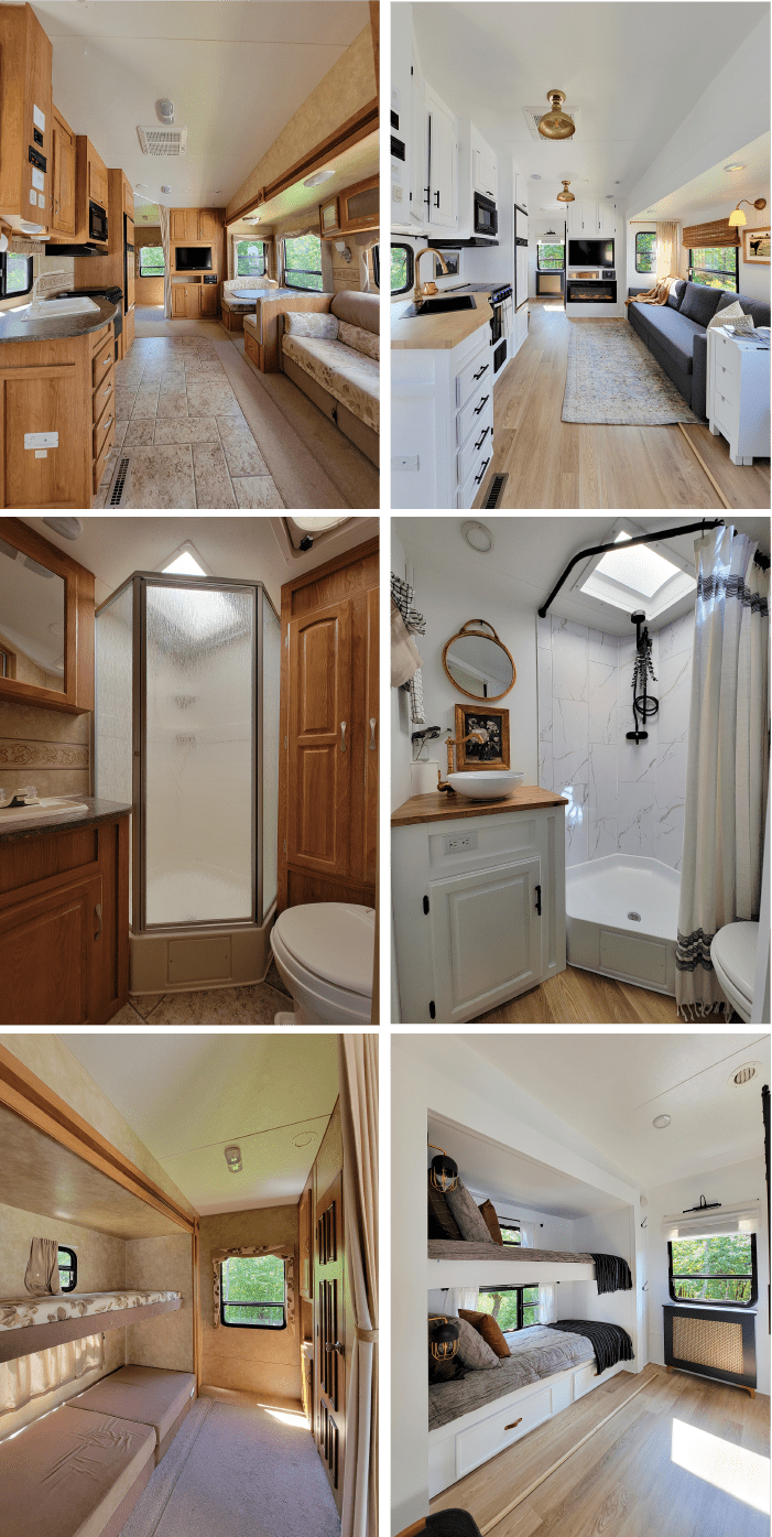 Jayco 5th wheel renovation by @driftless_rv_renovators
