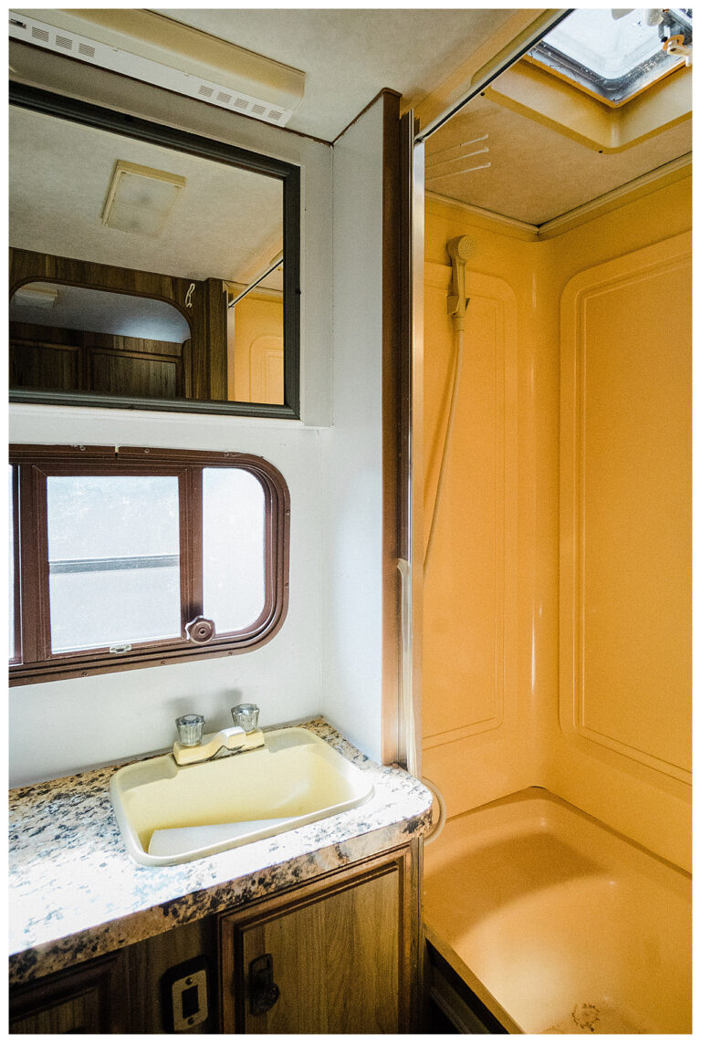 This 80's camper renovation was inspired by the California Coast