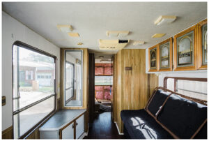 This 80's camper renovation was inspired by the California Coast