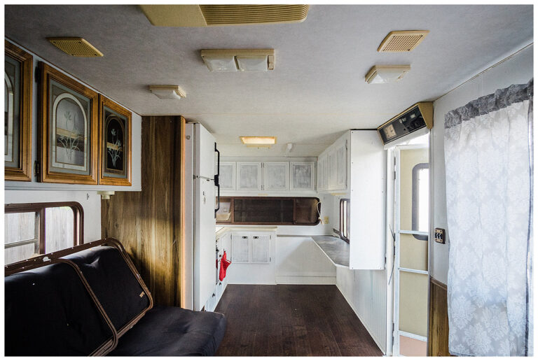 This 80's camper renovation was inspired by the California Coast