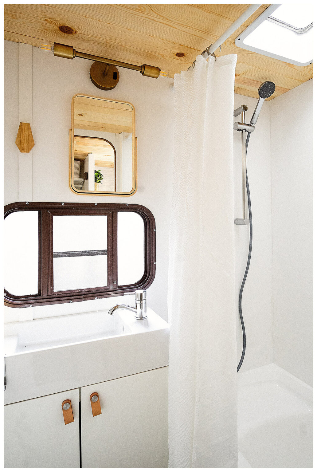 This 80's camper renovation was inspired by the California Coast