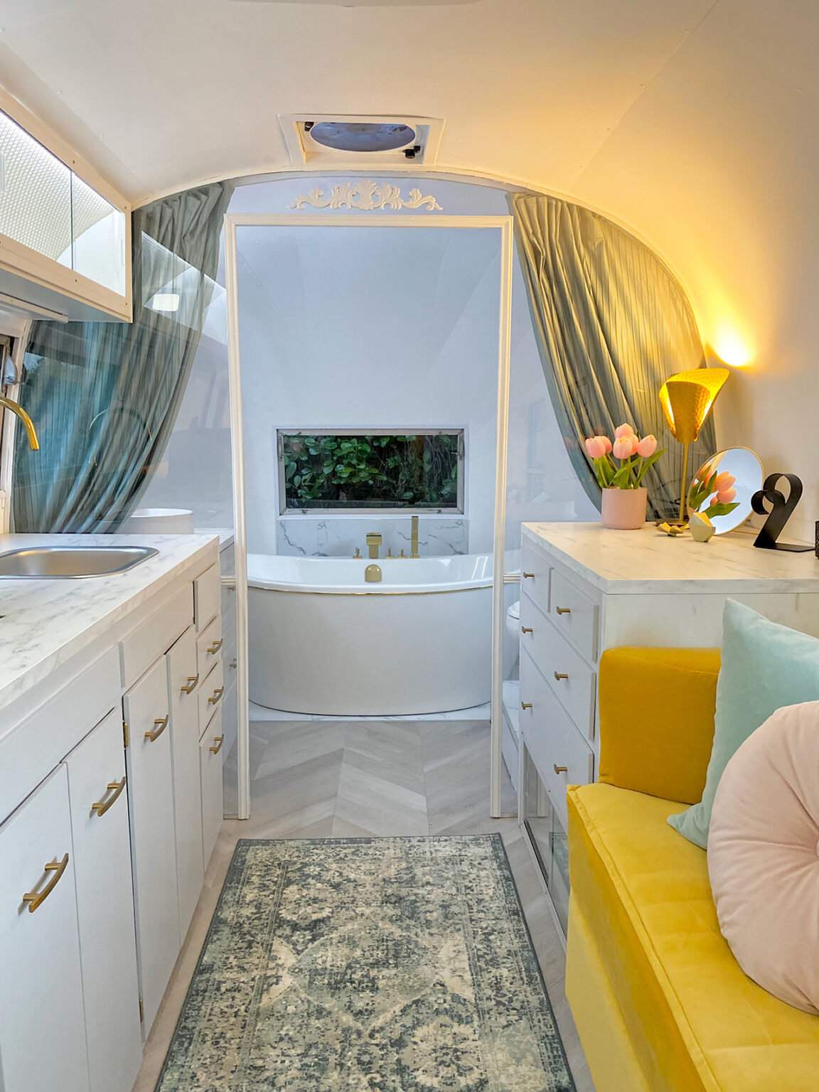 Luxury Airstream remodel by @ar_designairstreams