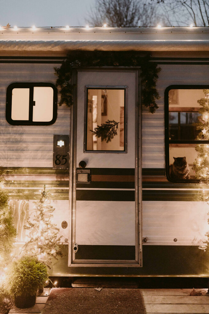 Festive Motorhome by Mallory + Justin McCrea