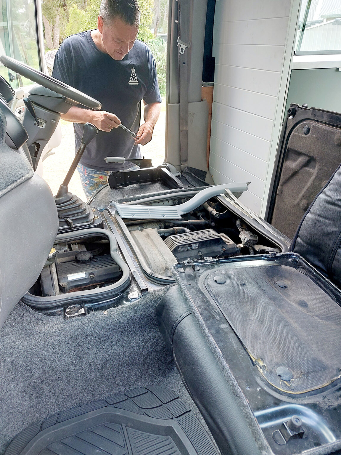 Toyota Coaster Bus Conversion by @hello_mr_pemberton